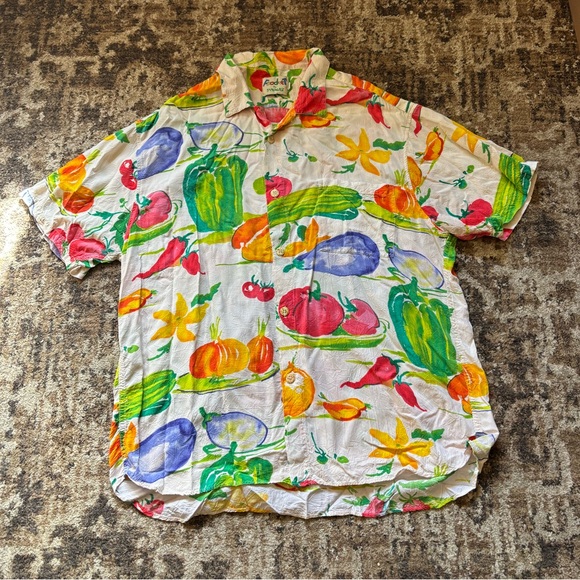 Jams World | Shirts | Vintage Food Art By Jams World Mens Xl Colorful ...